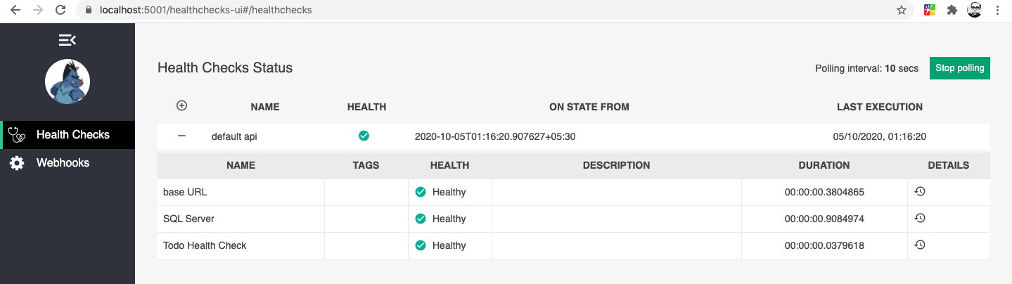 Health Monitoring in ASP.NET Core – Articles on latest .net technology